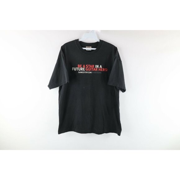 Vintage | Shirts | Vintage Gamestop Guitar Hero World Tour Mens Large ...